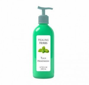 Tulsi hand wash natural herbal hand wash in private label